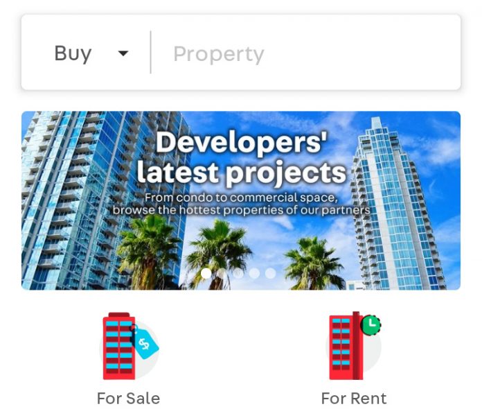 Carousell Property Home Screen - Find your perfect home easily, quickly