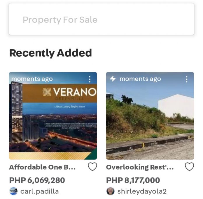 Carousell Property Home Screen - Find your perfect home easily, quickly