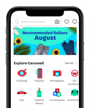 Browse Carousell: How to Use Categories, Search Bar and Special ...